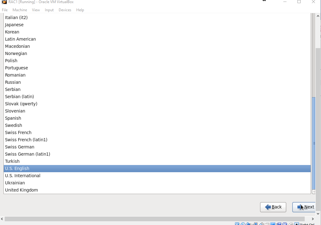 Rac Node 1 Setup Rac 12c Setup Step By Step On Oracle Virtual Box With Oracle Enterprise Linux