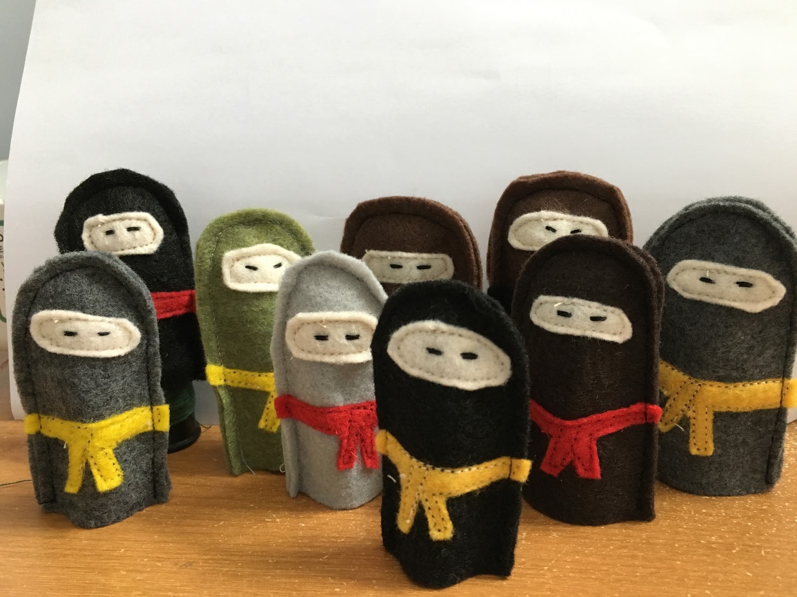 Once a Teacher, Always a Teacher: Ninja Finger Puppets