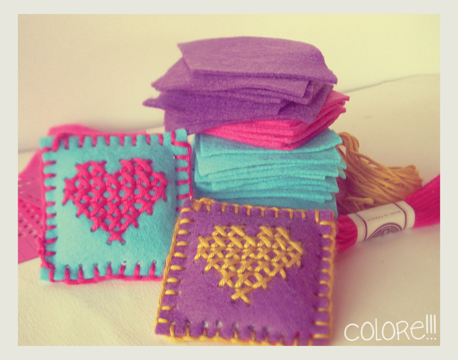 Feltro, colore e creatività