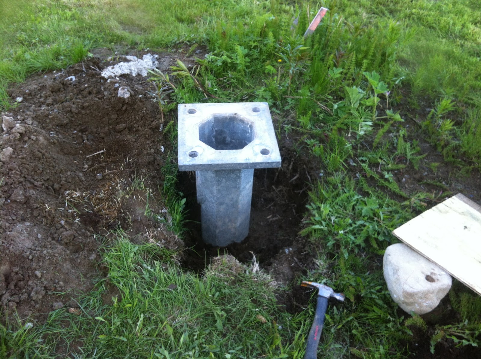 Joe Carter's Flag Story: How to Build a Flagpole from a Light Pole ...