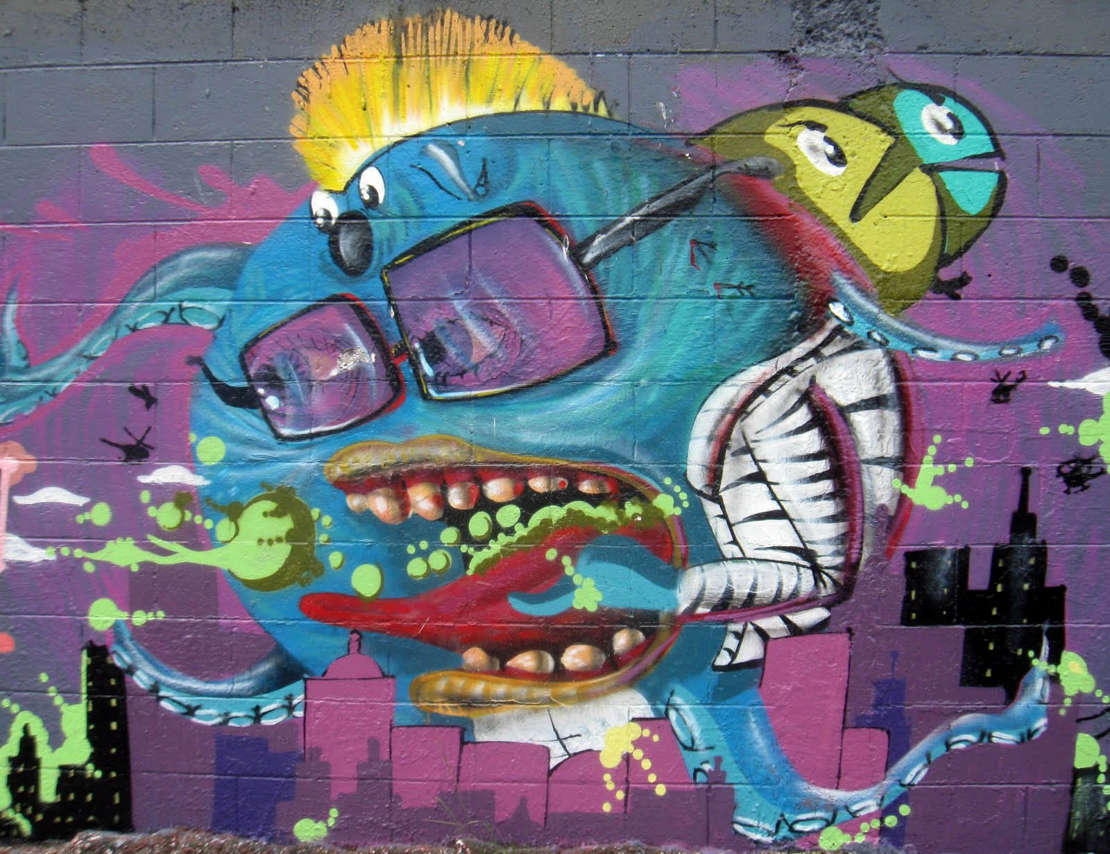 Octubre Rojo: Graffiti en El Salvador (Parte...ya perdí la cuenta 1 ...
