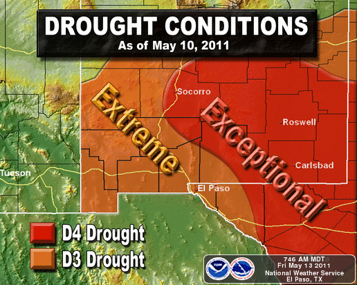 New Mexico Drought Status..