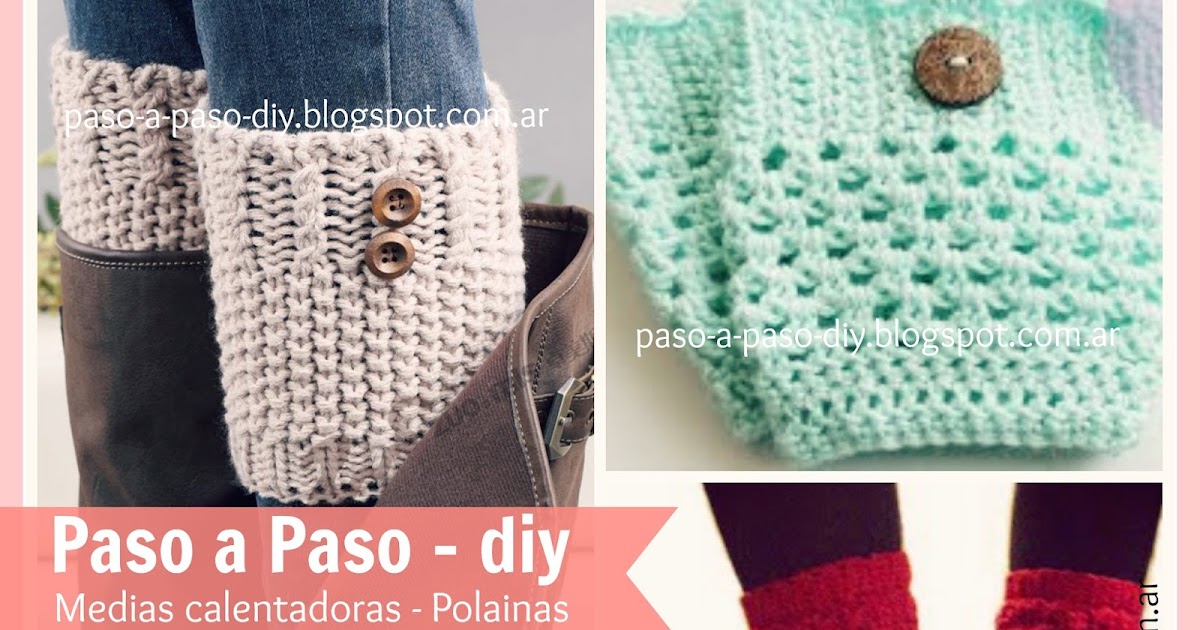 Cómo tejer calentadores o Polainas al Crochet - DIY
