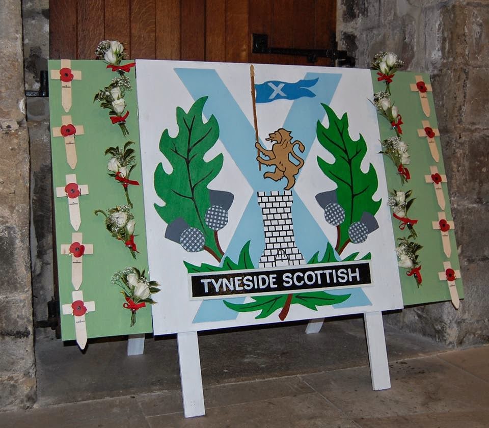 Northumbrian Gunner: Tyneside Scottish Centenary Parade / Service ...