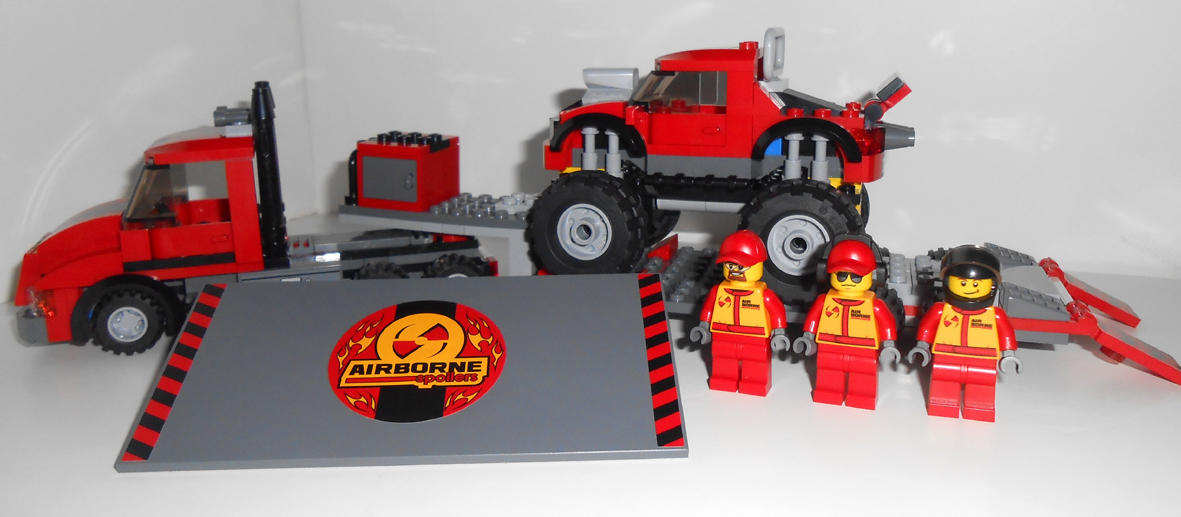 Oz Brick Nation: LEGO City 60027: Monster Truck Transporter Review