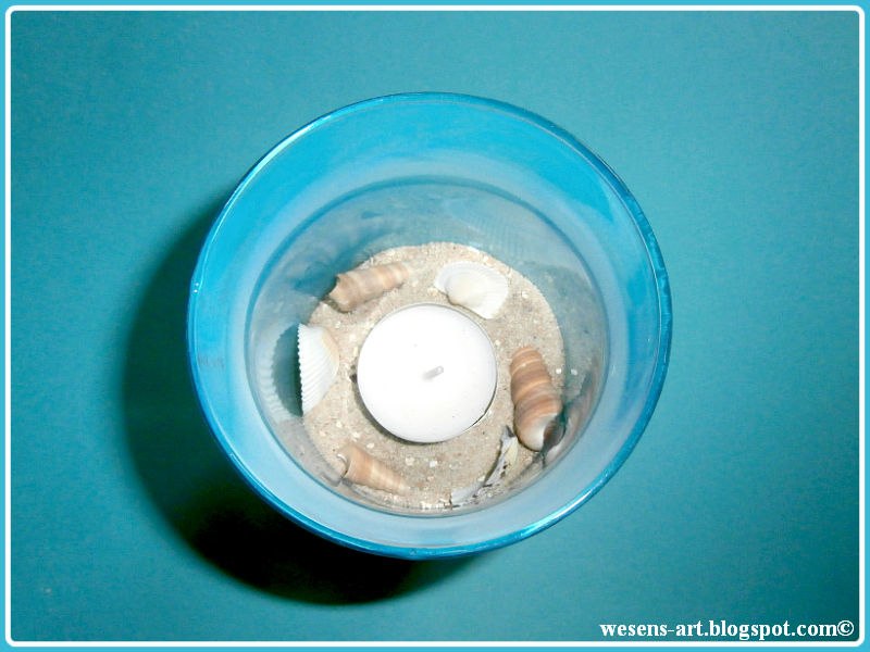 Wesens-Art: beach tea light