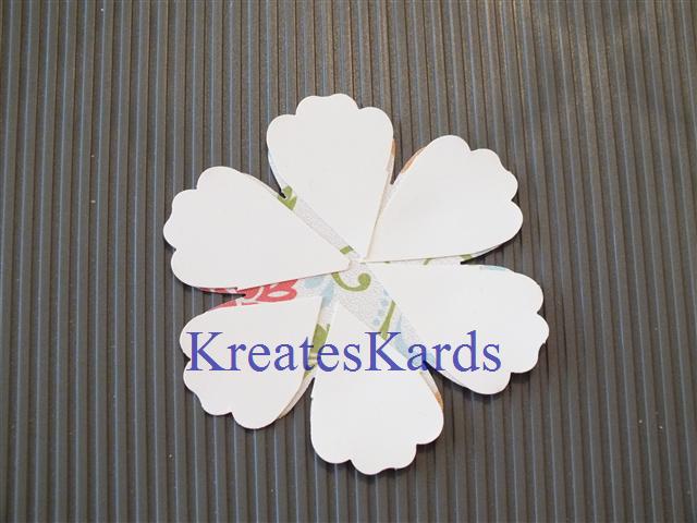 KreatesKards: Blossom Paper Punch Flower Tutorial