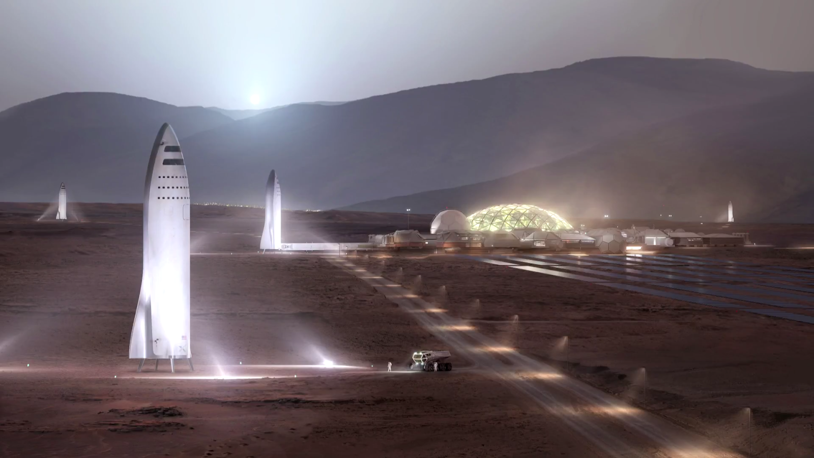 "Making life multiplanetary". Official schematics for BFR by Elon Musk ...