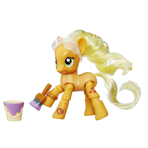 My Little Pony Posable Figures Wave 2 Applejack Brushable Pony | MLP Merch