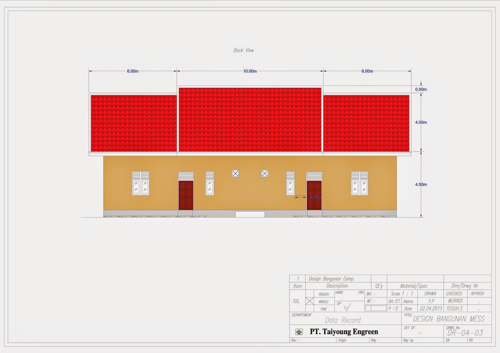Ulas Peta: CONTOH GAMBAR HASIL KERJA AUTOCAD LD Part. 1