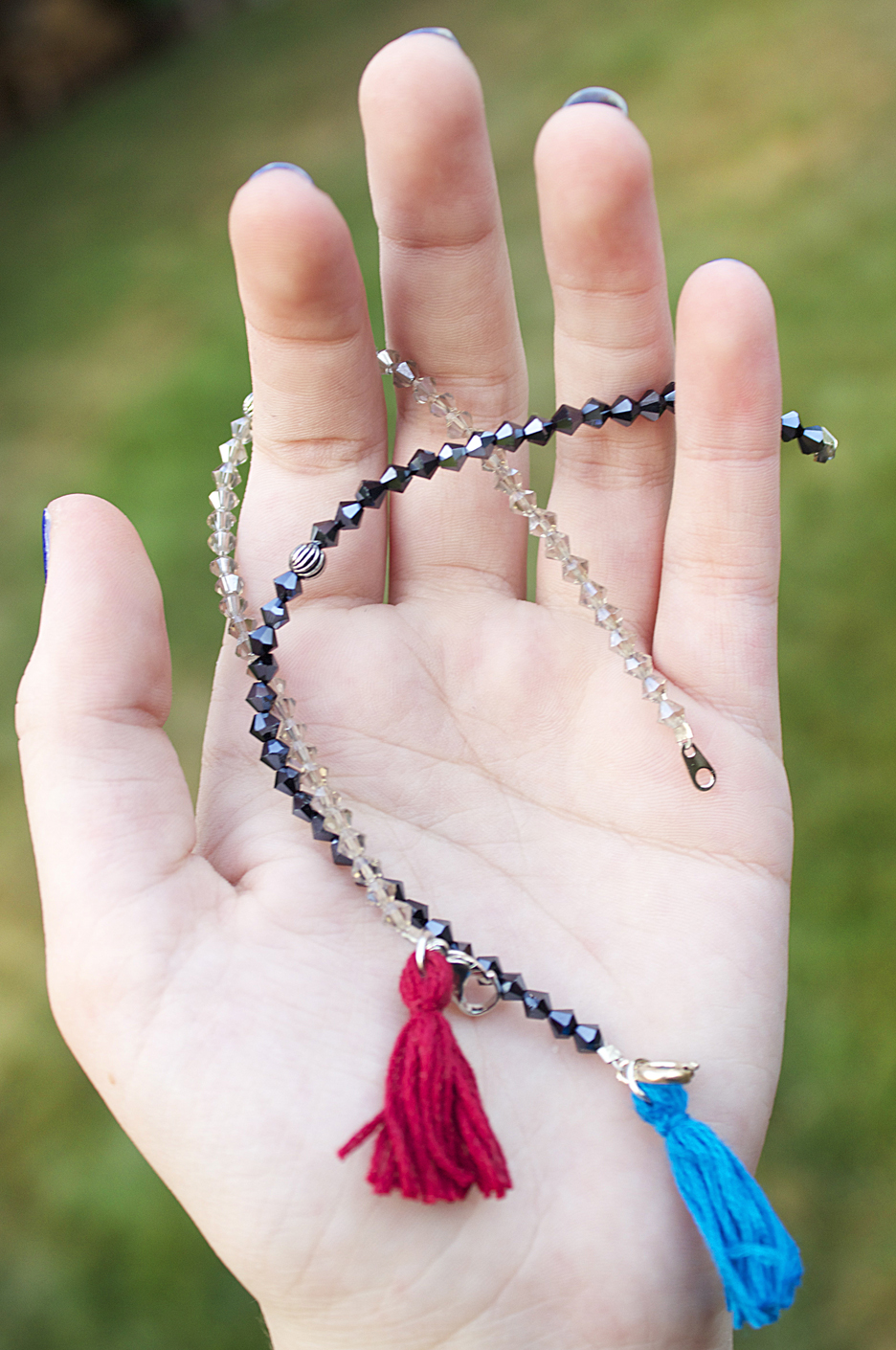 Delicate Crystal Tassel Bracelets – Quiet Lion Creations