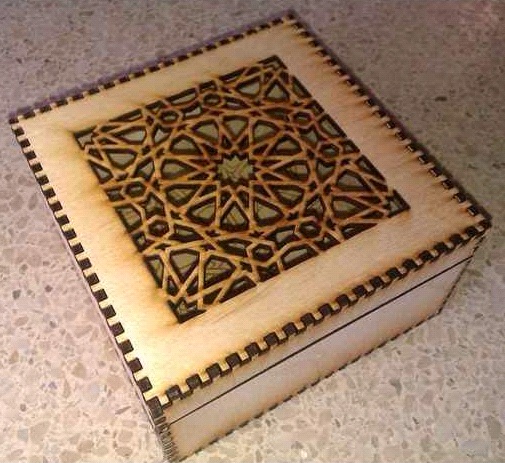 Several rectangular, oval, MDF boxes including a laser cutting - vector ...