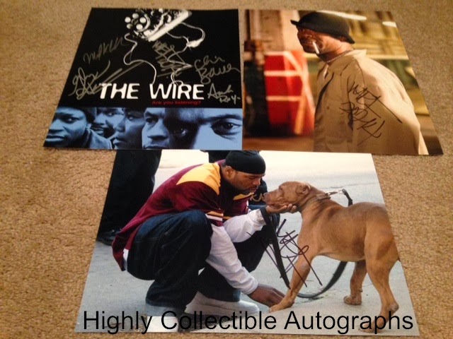 Highly Collectible Autographs: Cheese from The Wire! Method Man!