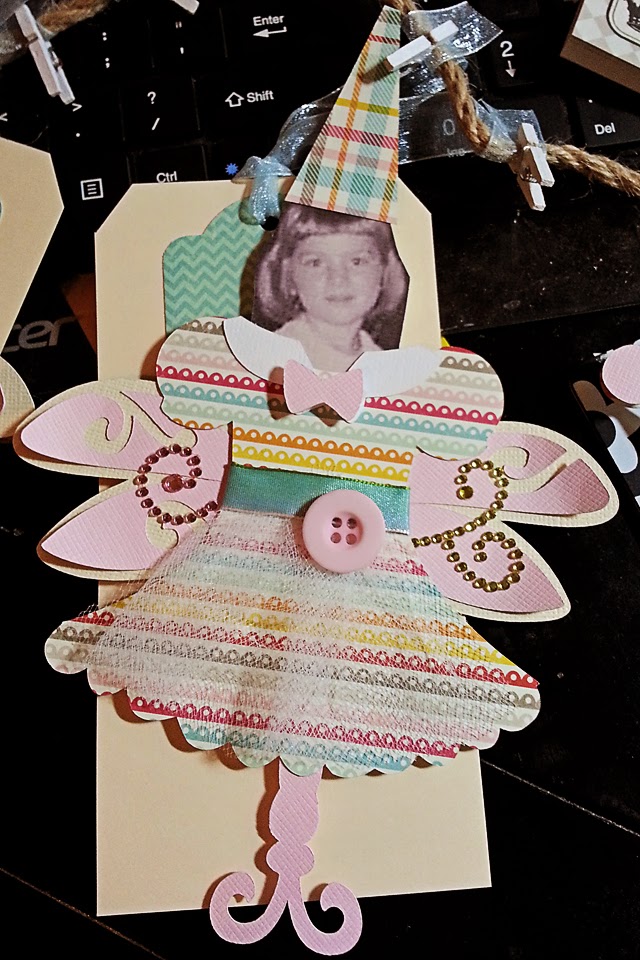 Sharon Langford Designs: Girl Tag Garland