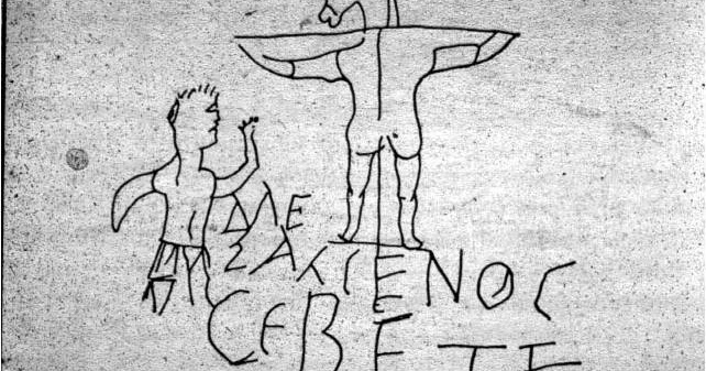 aaroncarmichael: #45 - Alexamenos Graffito