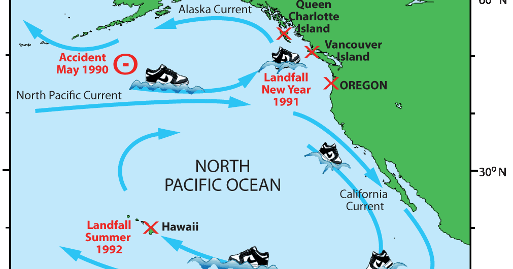 Map Of Alaska And Pacific Ocean