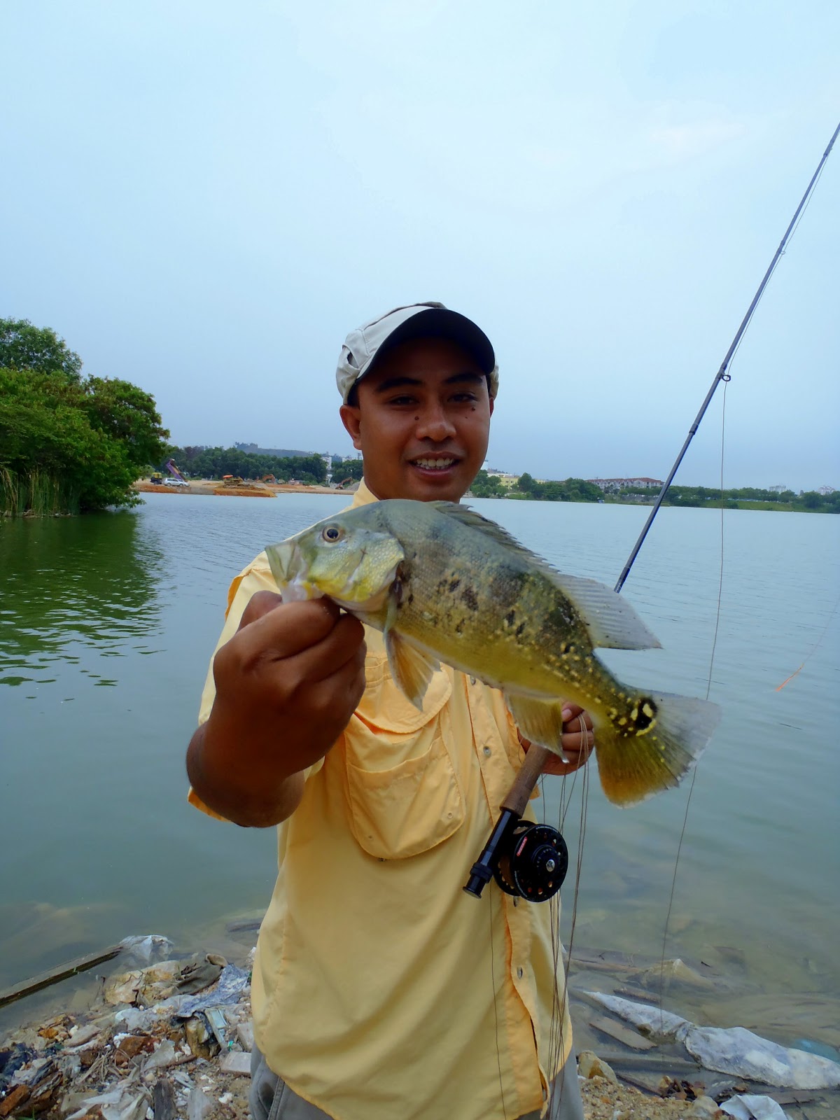 Fishing XPDC: Peacock Bass Tasik Puchong Prima (Landbase vs Boating)