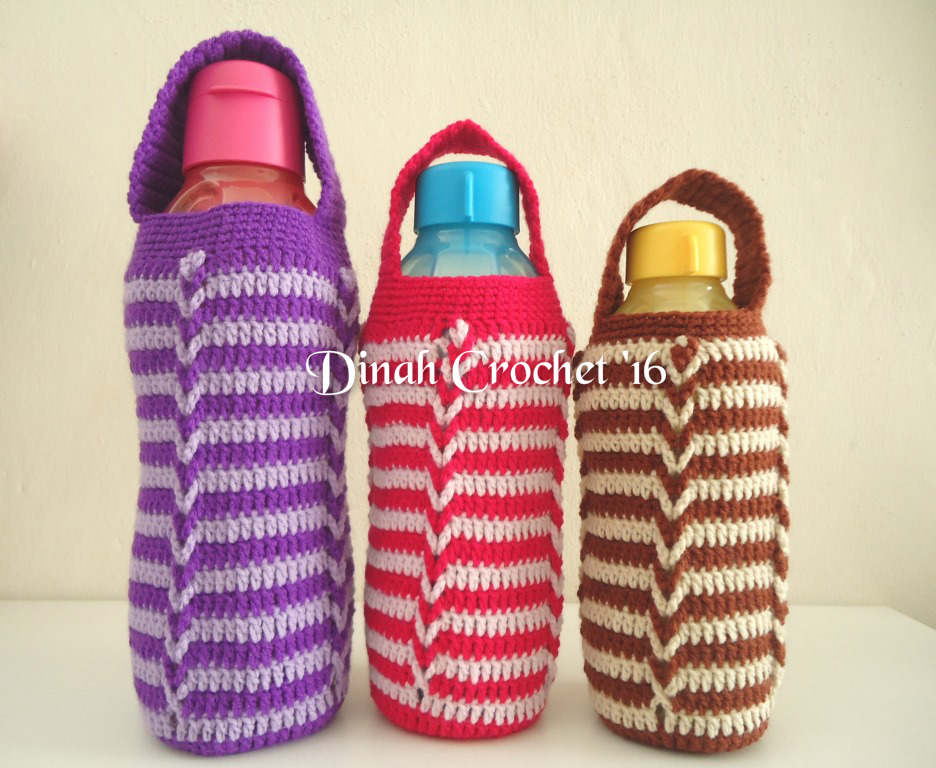 Dinah Crochet: Tupperware bottle cover