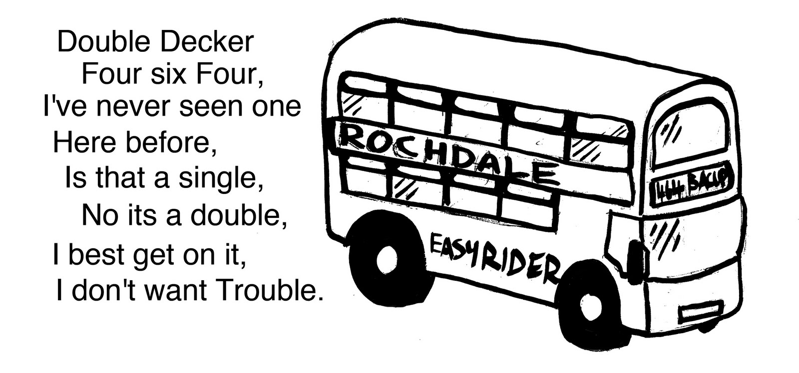 Yo El Rey: A poem about a bus.