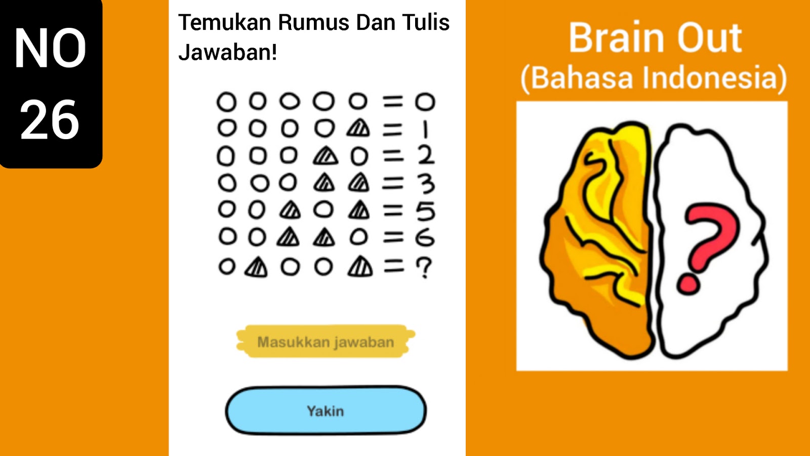 Brain Out Level 26: Temukan Rumus Dan Tulis Jawaban! (Terbaru 2023)