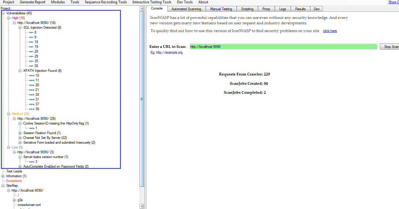 QA Zone: IronWASP Tool Usages: Introduction
