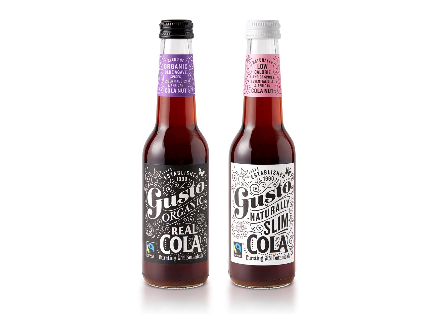 Gusto Organic Colas – Packaging Of The World