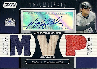 The Snorting Bull: Player Collection: Matt Holliday Autographs