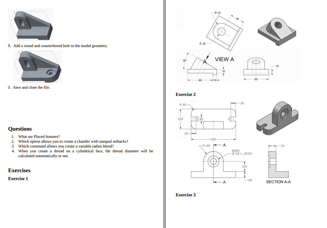 Creo Parametric 3.0 Basics - Phần 2 -132 trang