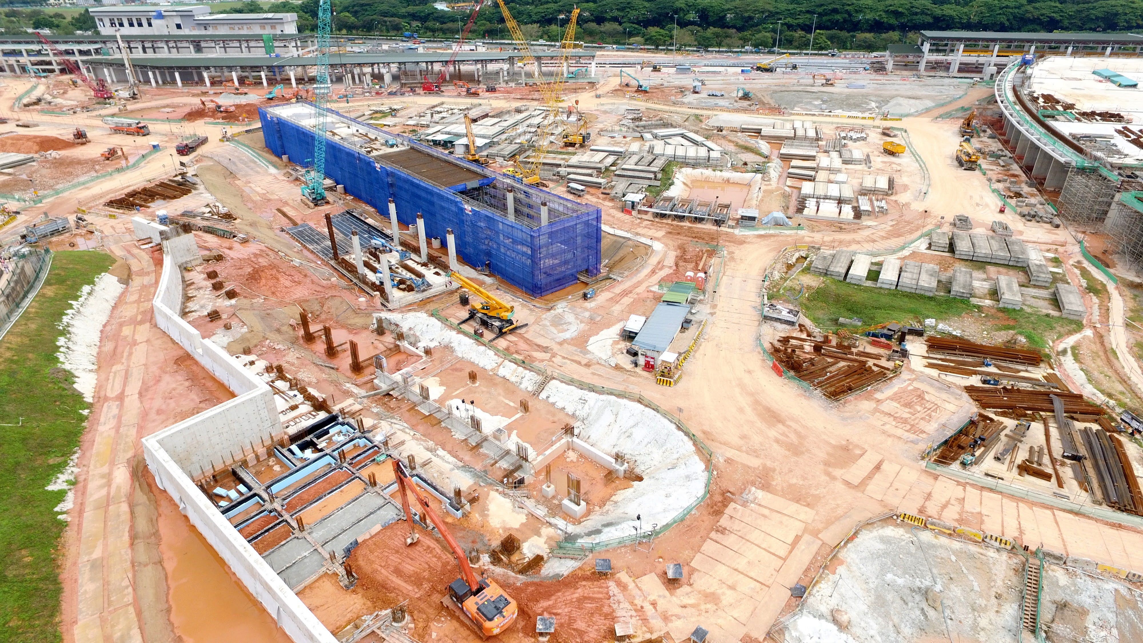 Thomson Line Construction: Mandai Depot - Trackwork Begins