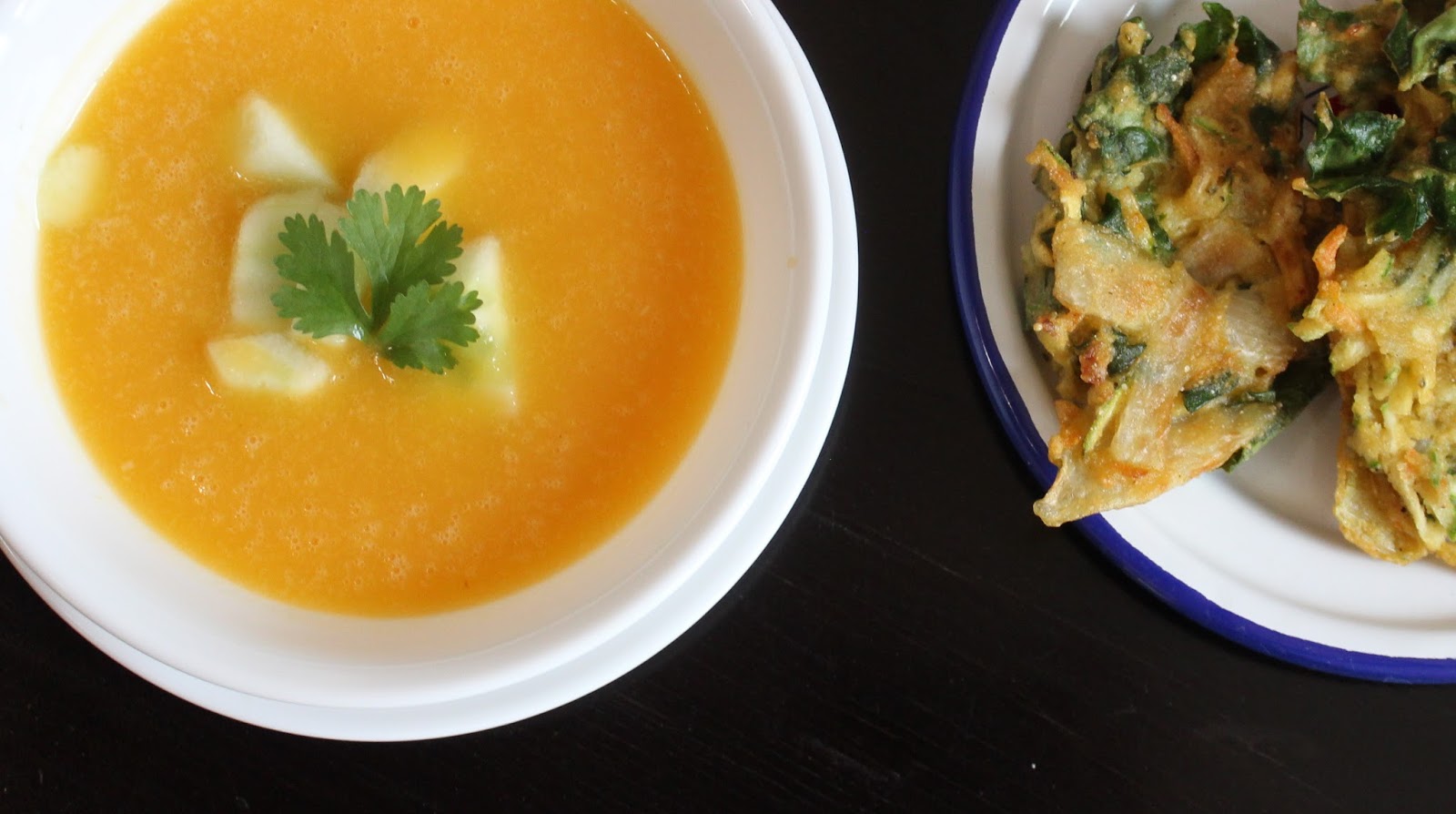 El chiltepín, la dulce cocina vegana : Sopa de mango fría