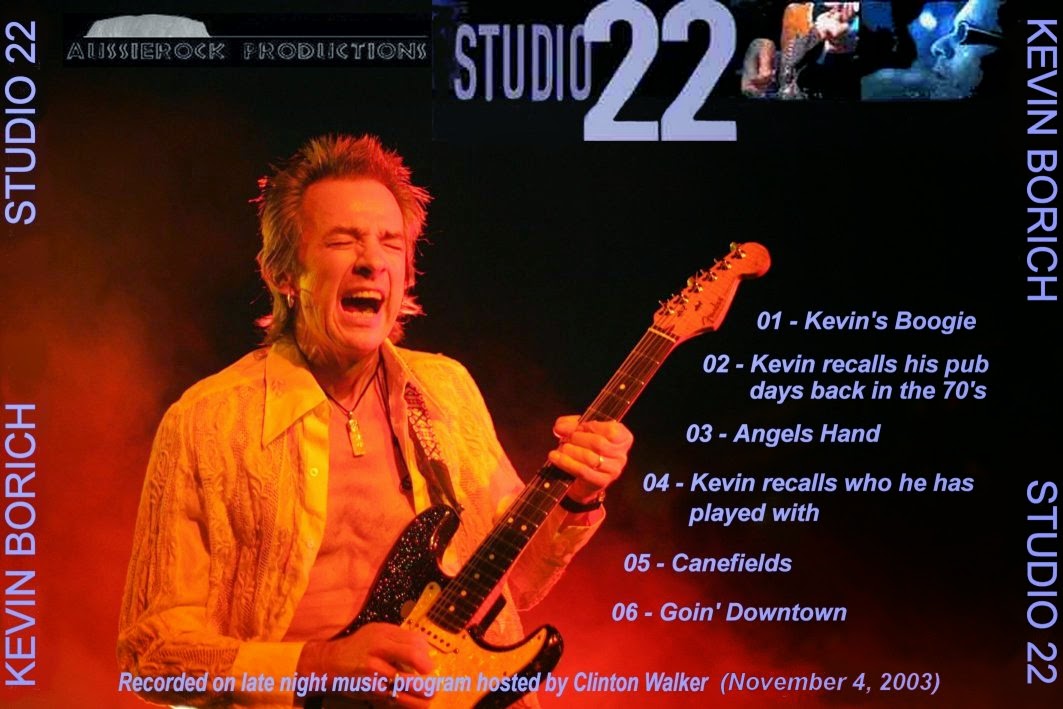 Rock On Vinyl: Kevin Borich - Studio 22 (2003) T.V Broadcast