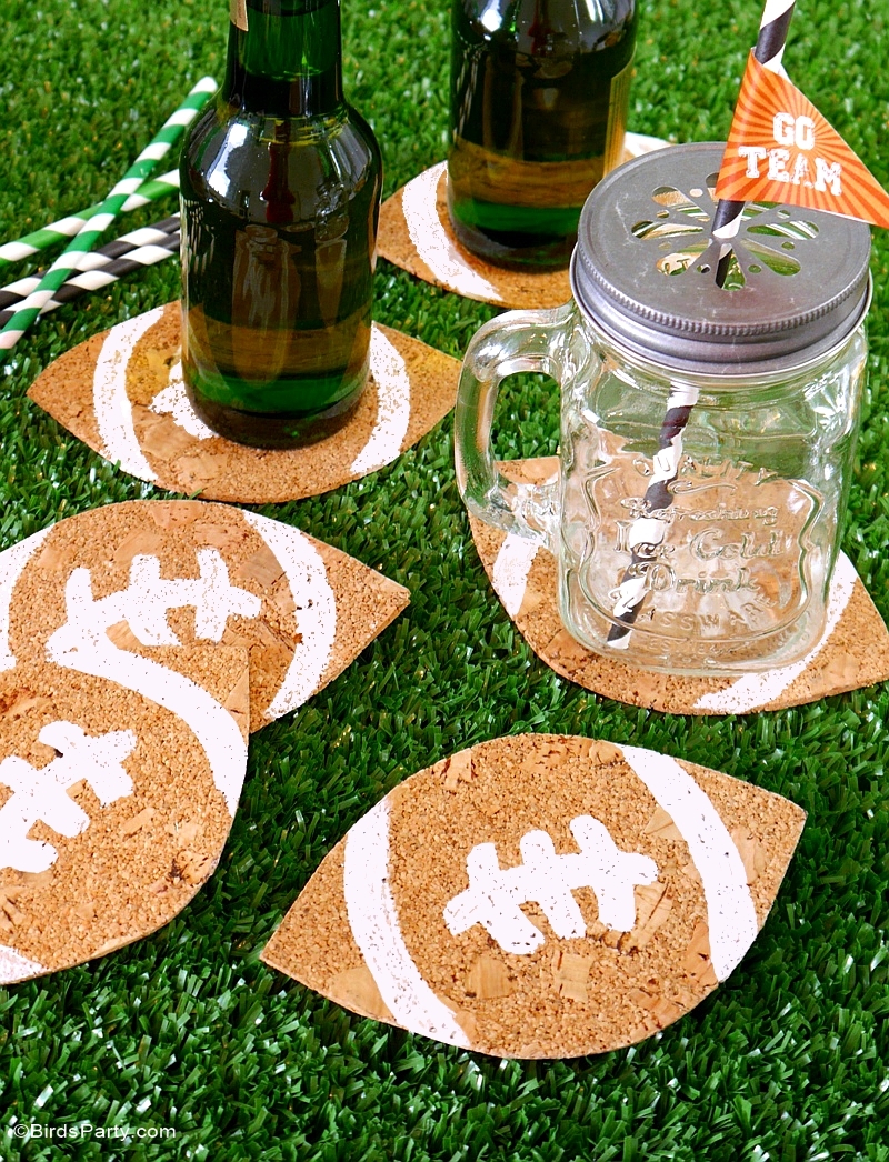 10+ Football Crafts & Recipes For Game Day | Drugstore Divas