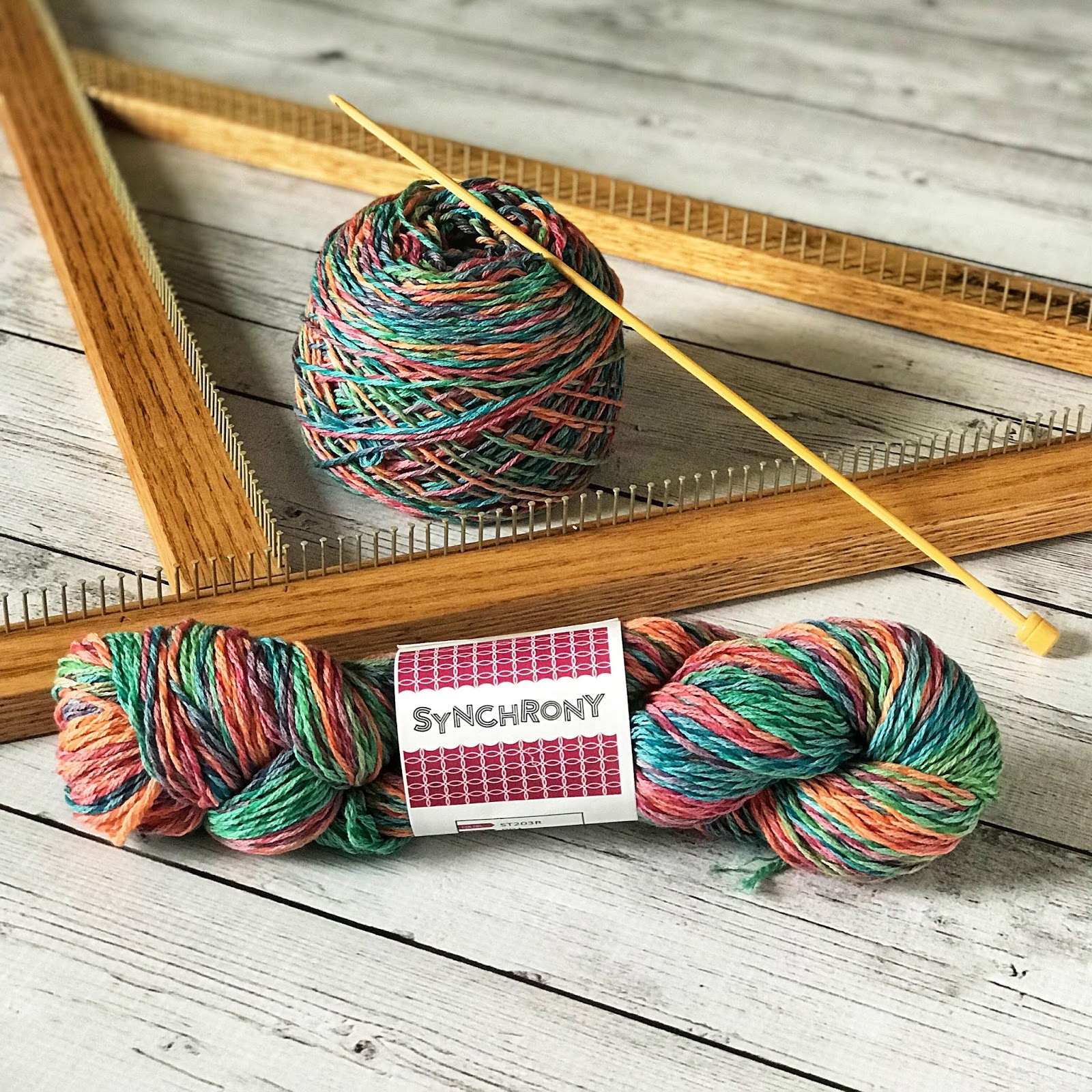 Angela Tong Designs: Tri Loom Weaving with Brown Sheep Company's Synchrony