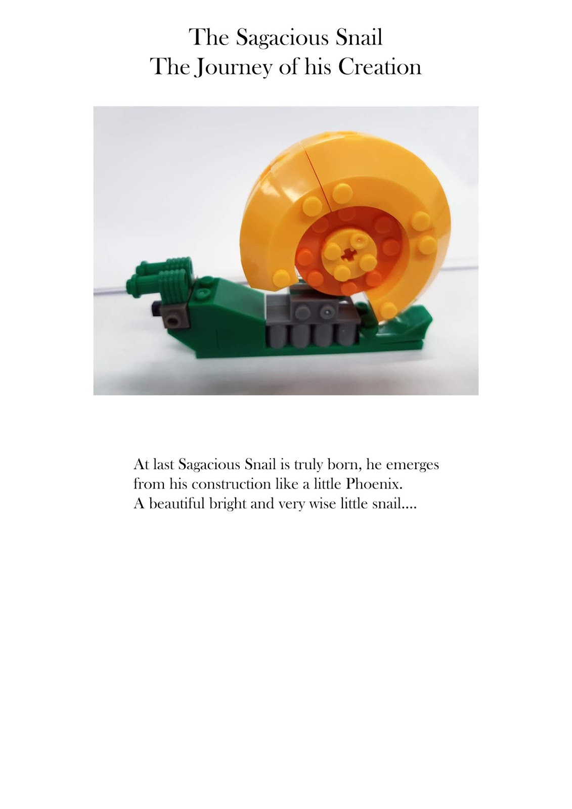 Neoteric Photography: The Sagacious Snail: Process Excercise