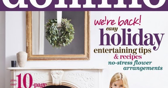belle maison: Hot Off The Press :: Domino Magazine Has Re-launched!