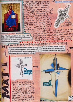 Cardinal IB Art Studio: RWB Pages- What pages should look like...