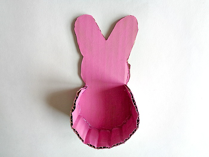 DIY: Cardboard Bunny Home Decor Boxes - Running With A Glue Gun