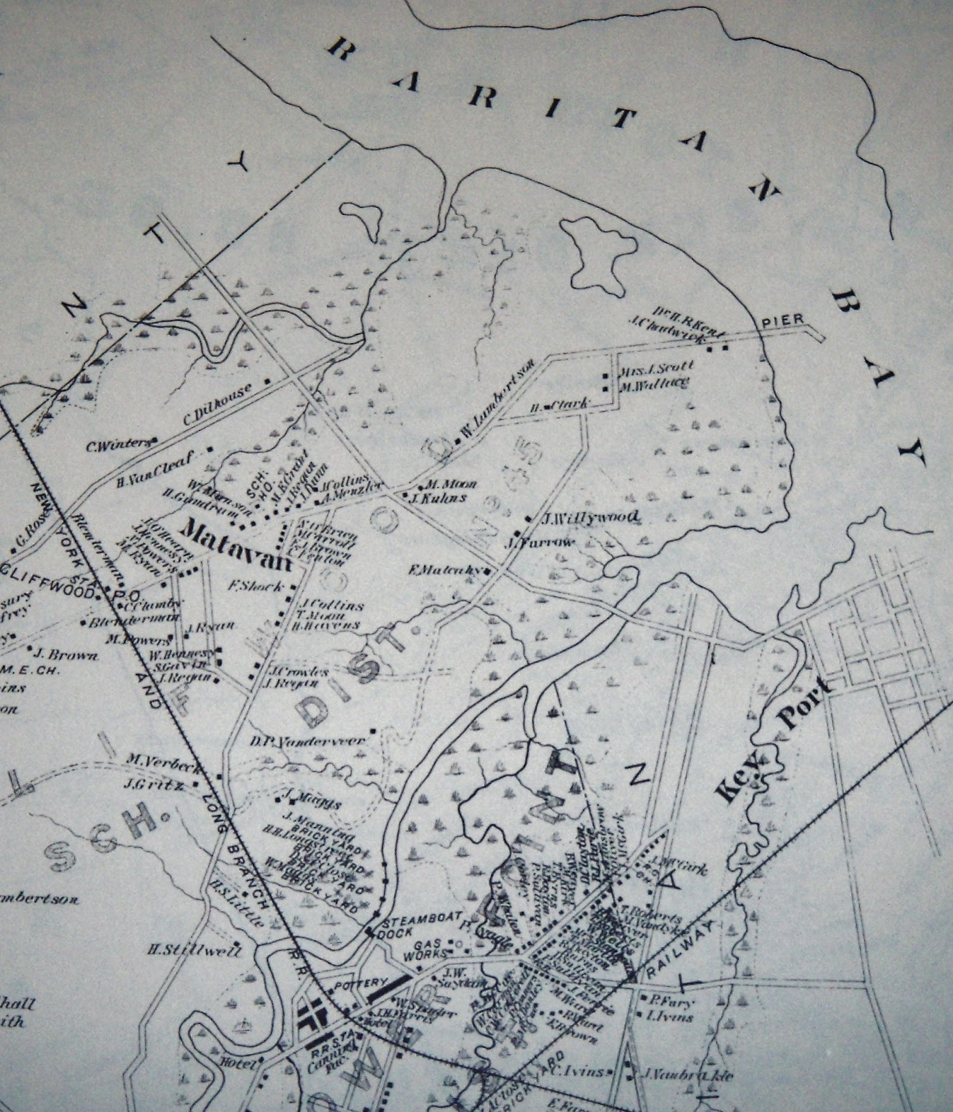 Aberdeen NJ Life: Matavan and Matawan (Wolverton's Atlas, 1889)