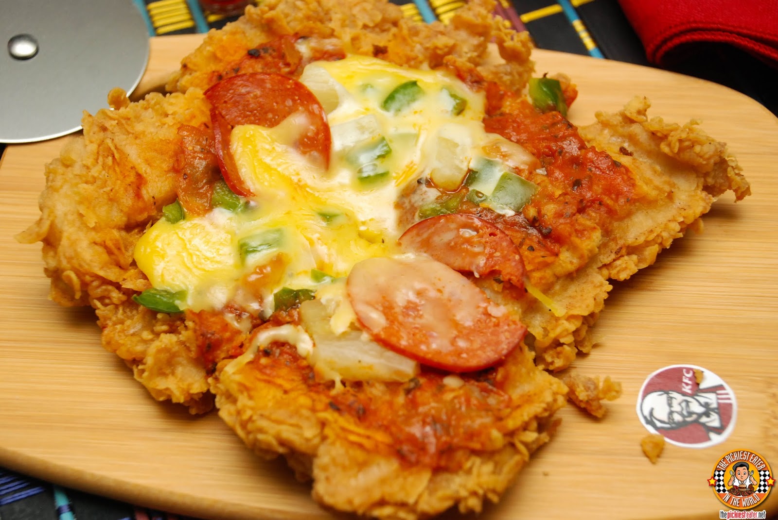 THE PICKIEST EATER IN THE WORLD: THE CRAZY KFC CHIZZA #KFCHIZZA