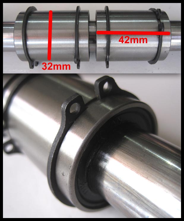 2nd MACHINE: Linear shaft, 200mm shaft length, LM-20, THK