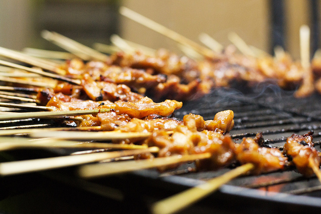 Satay: Indonesian Beef With Spicy Peanut Sauce
