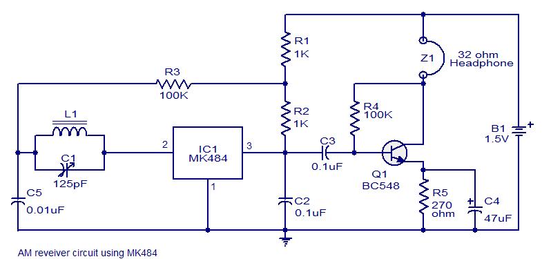 TECH_INTELIGENT: LOW COST SIMPLE AM RECEIVER CIRCUIT