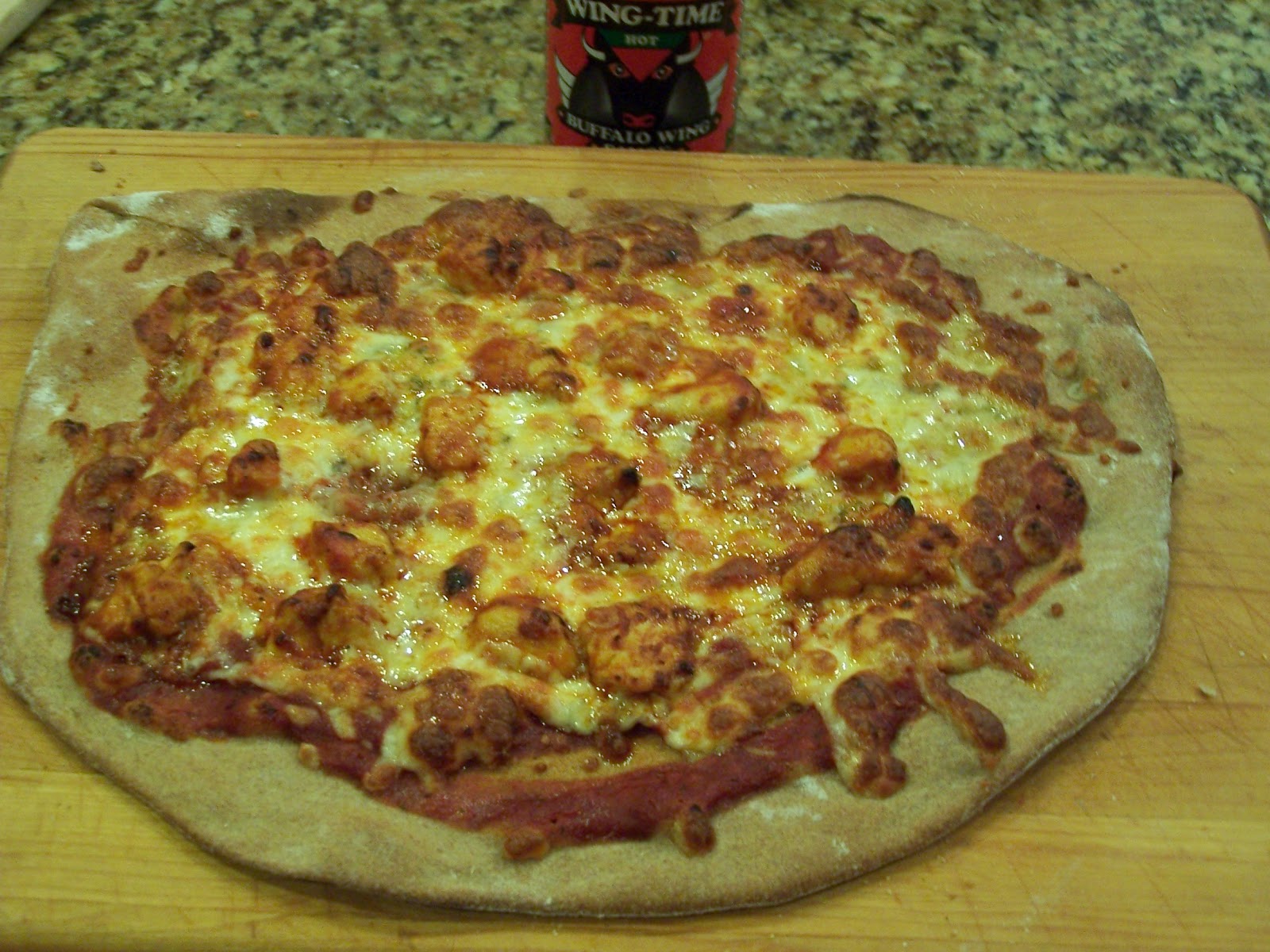 Buffalo Chicken Pizza - Feed Your Soul Too