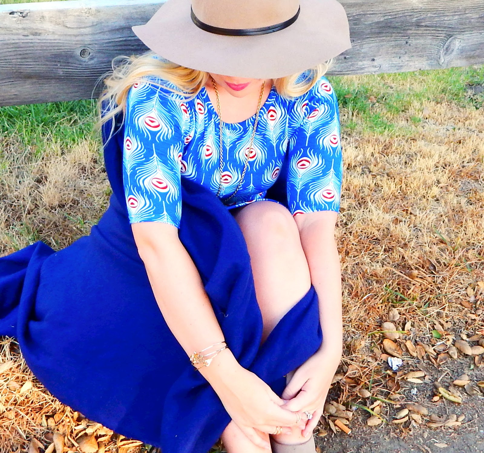 Blue Boho Dress Outfit - Lizzie in Lace