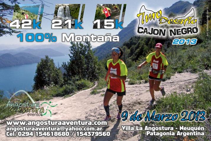 Volantes de carreras: 7mo Desafio Cajon Negro 42K - 21K - 15K - Villa ...