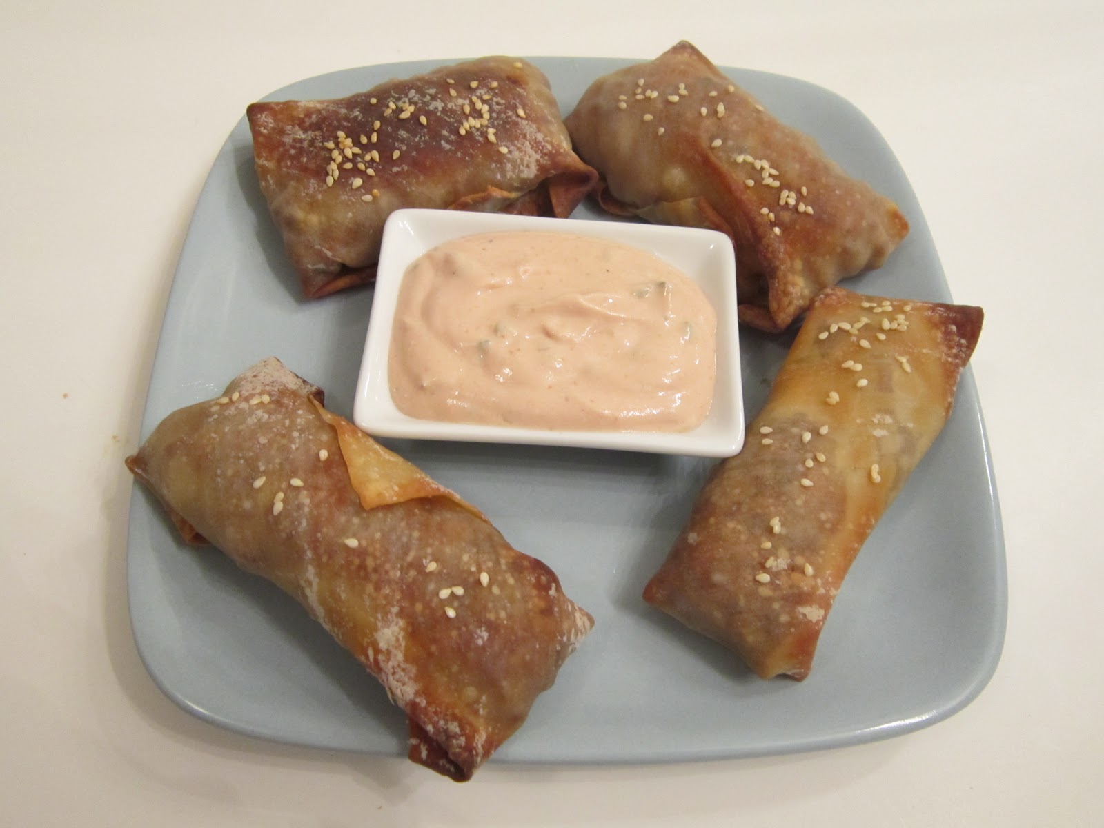 Sweet Beginnings Recipe Swap Baked Cheeseburger Egg Rolls