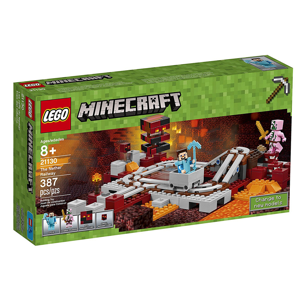 Minecraft The Nether Railway Lego Sets | Minecraft Merch