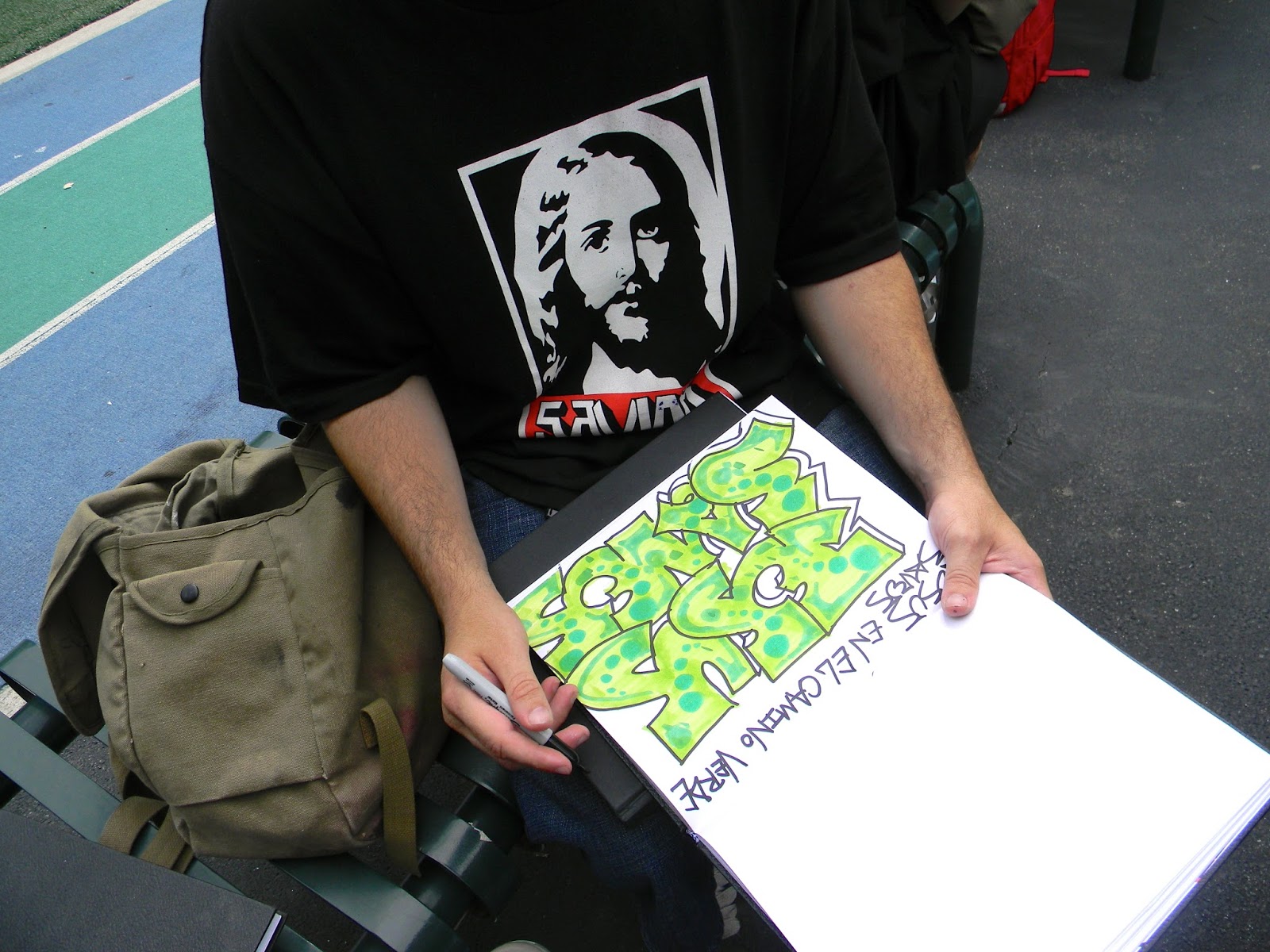 ART & FASHION SALON: Rocking It At The GRAFFITI HALL OF FAME; Wild ...