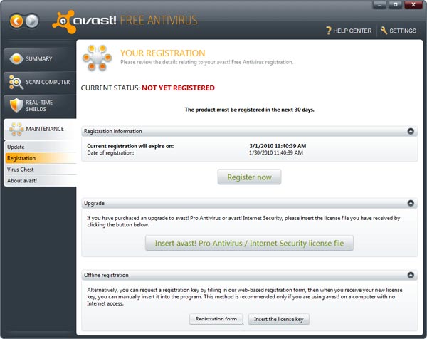Gathels: AVAST FREE TRIAL MENJADI FULL VERSION