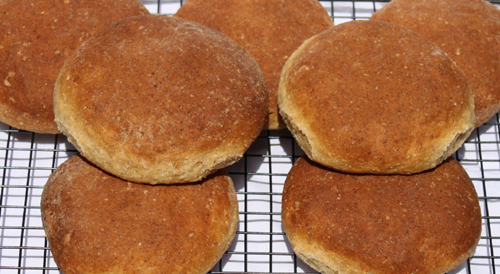 Flour Dusted: Multi Grain Hamburger Buns 2.0
